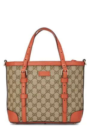 Gucci Original Gg Convertible Zip Handbag - Beige
