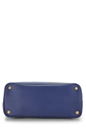 Prada Saffiano Double Bag - Blue