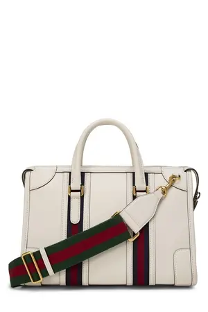 Gucci Leather Ophidia Top Handle Bag