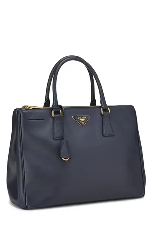 Prada Saffiano Executive Tote - Navy