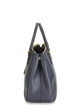 Prada Saffiano Executive Tote - Navy