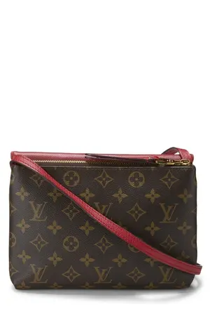 LOUIS VUITTON Monogram Canvas Twice - Red