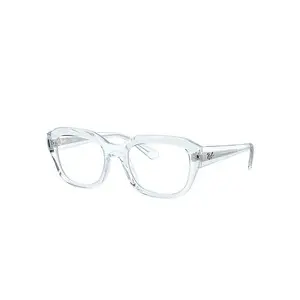 Ray-ban Leonid Optics Bio-based Eyeglasses - Transparent Light Blue