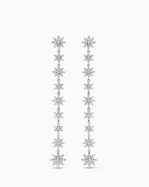 David Yurman Starburst Drop Earrings - Diamond