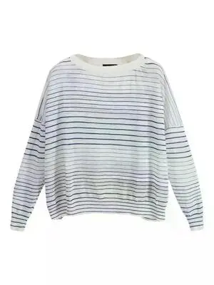 ROBERTO COLLINA Striped Long-sleeve T-shirt