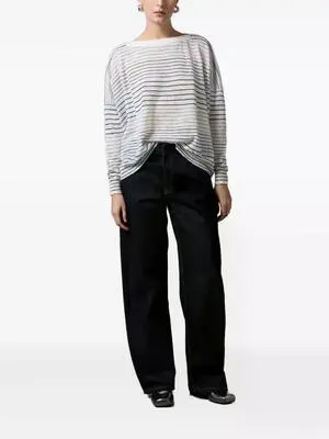 ROBERTO COLLINA Striped Long-sleeve T-shirt