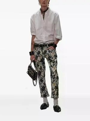 R13 Floral Patterned Trousers