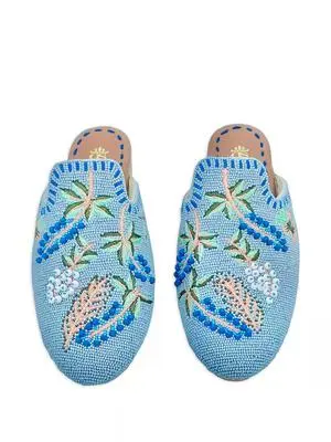 DE SIENA Beaded Floral Trainers