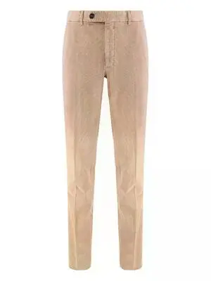 SLOWEAR Corduroy Trousers With Side Pockets - Neutrals