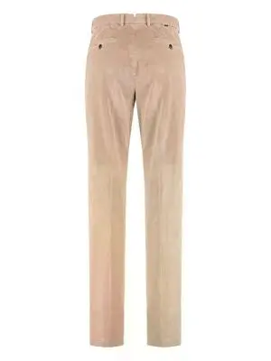 SLOWEAR Corduroy Trousers With Side Pockets - Neutrals