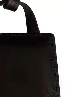 MC2 SAINT BARTH Debossed Bag Charm With Ring - Black