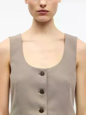 SAMSOE SAMSOE Button-front Vest