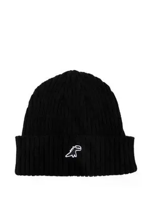 SPORT B. BY AGNÈS B. Dino-embroidered Beanie - Black