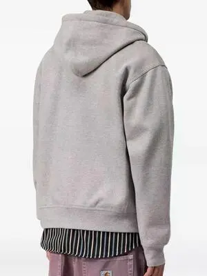 Carhartt Work In Progress Logo Zip-up Hoodie