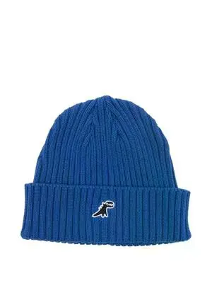 SPORT B. BY AGNÈS B. Dino-embroidered Beanie - Blue