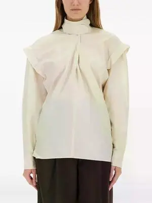 Lemaire Tie Detailed Blouses