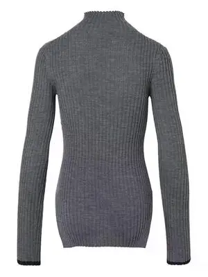 Plan C Ribbed-knit Turtleneck Sweater