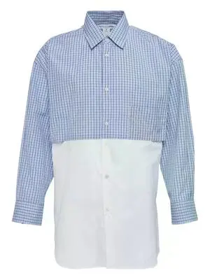 Comme Des Garçons Checked Panelled Shirt