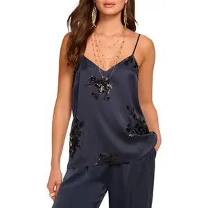 Ramy Brook Embellished Satin Camisole
