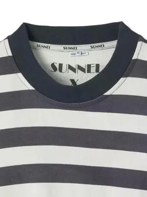 Sunnei X Biffi Striped Crew-neck Sweatshirt