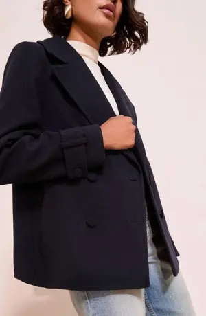 FRIENDS LIKE THESE Double Breasted Pea Coat