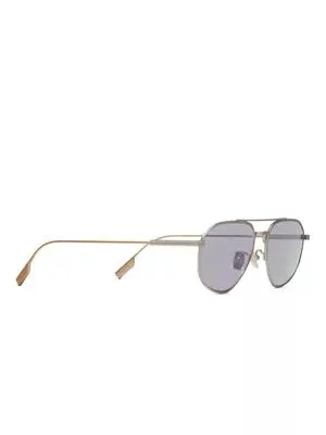 Zegna Pilot-frame Sunglasses