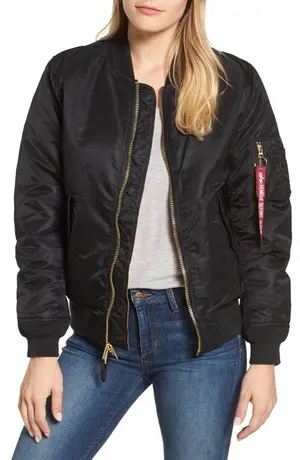 Alpha Industries Ma-1 W Bomber Jacket - Black