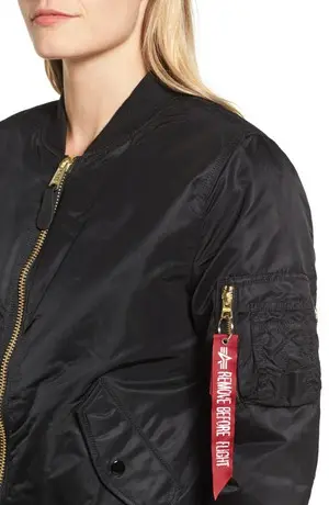 Alpha Industries Ma-1 W Bomber Jacket - Black