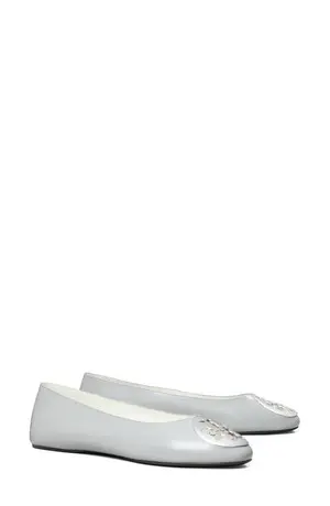 Tory Burch Reva Ballerina Flat - Loutre Gray