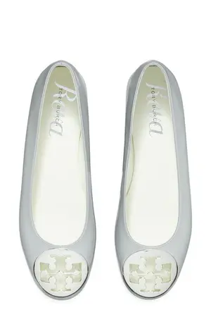 Tory Burch Reva Ballerina Flat - Loutre Gray