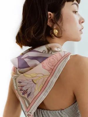LOST PATTERN The Dreamer Bandana Silk Scarf