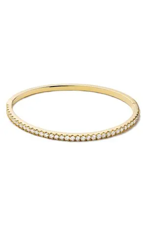 ANA LUISA Juliette Cubic Zirconia Bangle Bracelet - Gold/clear
