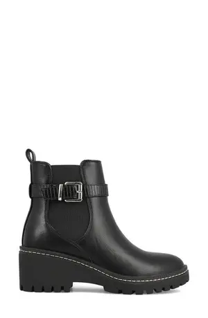Mia Block Heel Boot - Black