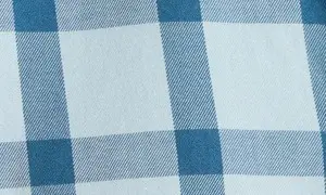 UNTUCKIT Hartmann Windowpane Check Cotton Flannel Button-up Shirt