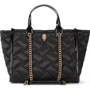 Kurt Geiger Hoxton Quilted Shopper Bag - Black
