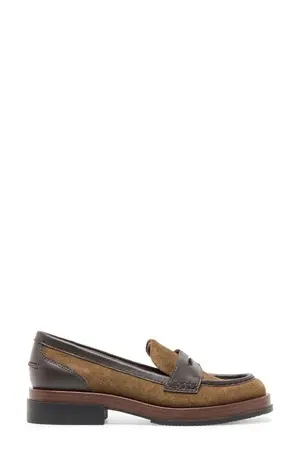 Dolce Vita Abey Penny Loafer - Olive Suede