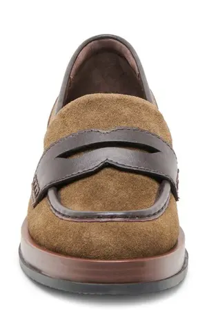 Dolce Vita Abey Penny Loafer - Olive Suede
