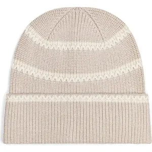 Varley Ronan Stripe Beanie - Silver Birch