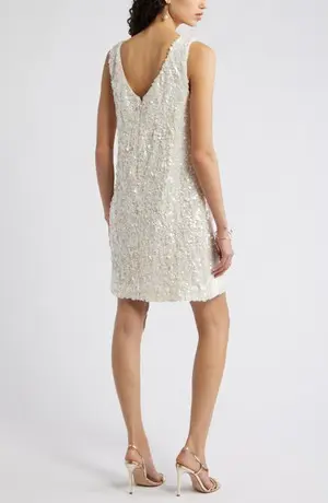 Nordstrom Sequin V-neck Minidress