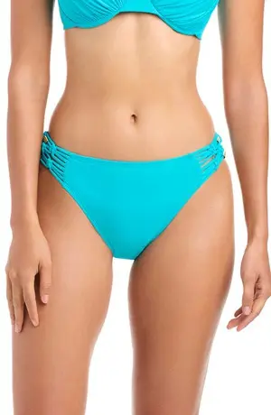 ROD BEATTIE Macramé Bikini Bottom - Waterfall
