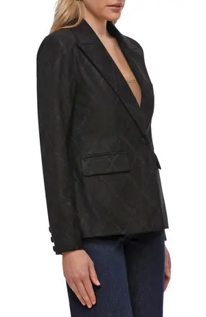 Bagatelle Faux Suede Blazer - Black