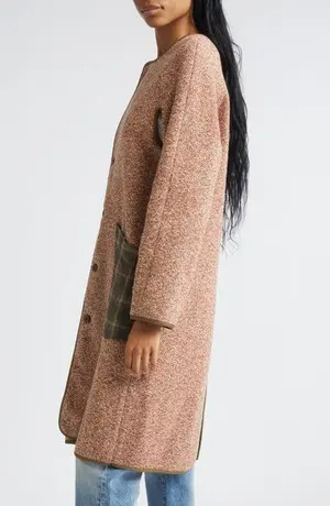 R13 Oversize Reversible Virgin Wool-blend Coat With Raglan Sleeves