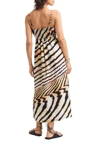 Vitamin A® Arden Printed Linen Cover-up Sundress