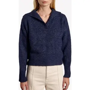 OYUN Sailor Collar Weekend Sweater - Navy