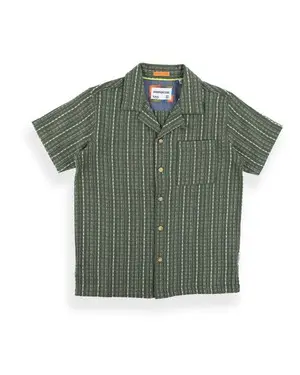 Sovereign Code Evander Shirt - Green/dash Stripe