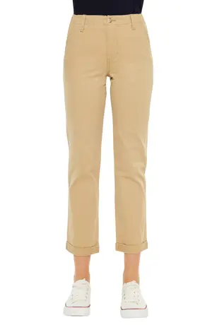 KANCAN High Rise Slim Chino
