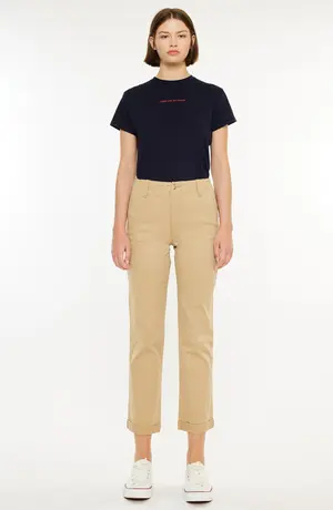 KANCAN High Rise Slim Chino