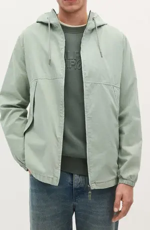 SCALPERS Lightweight Cotton Hooded Jacket