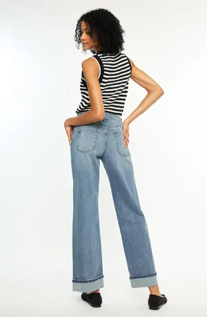 KANCAN High-rise Wide Leg Jeans