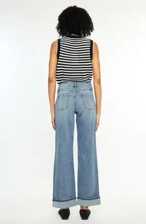 KANCAN High-rise Wide Leg Jeans